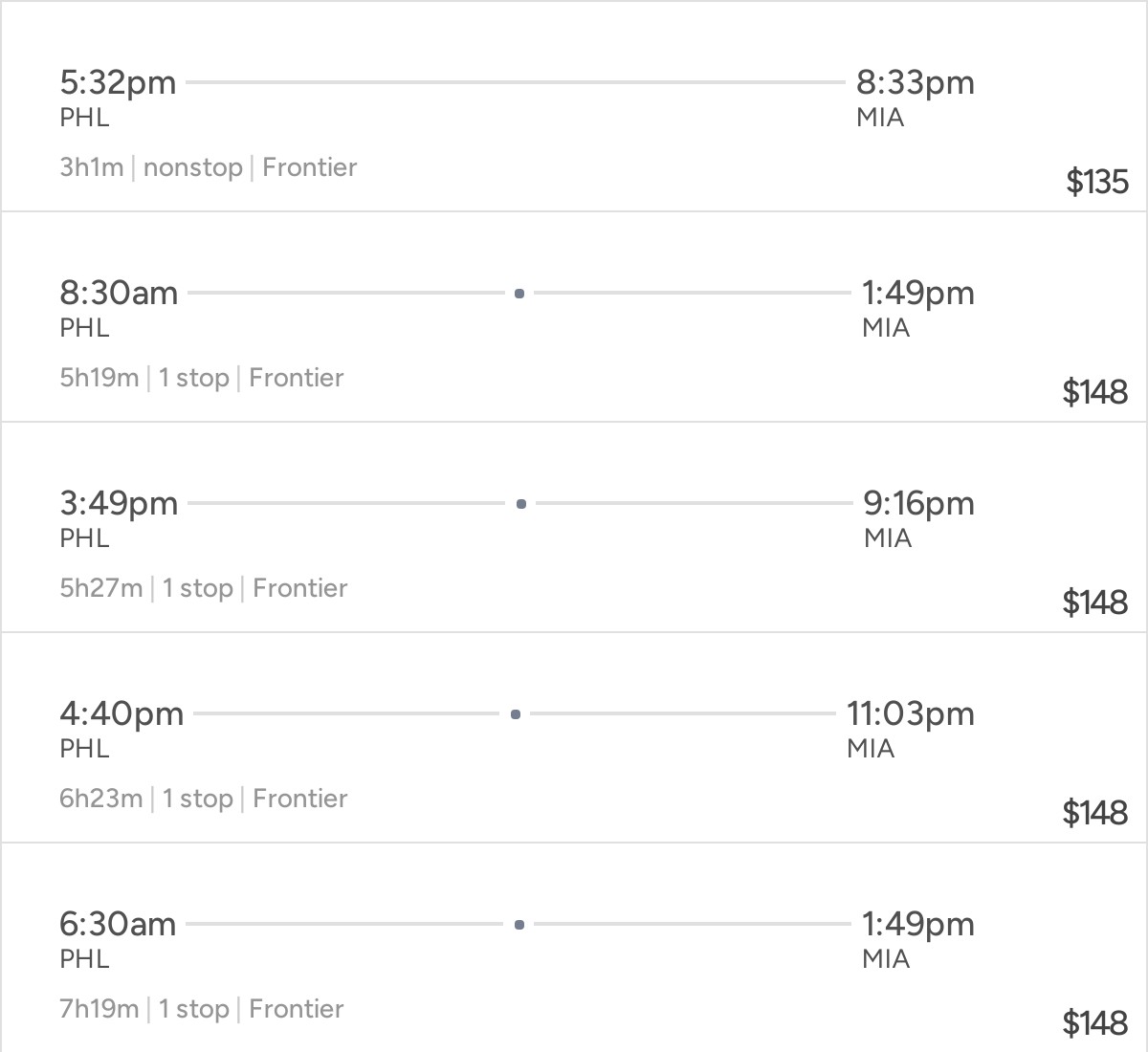 PHL to Florida - Cheap flights from Philadelphia, Pennsylvania - Skiplagged